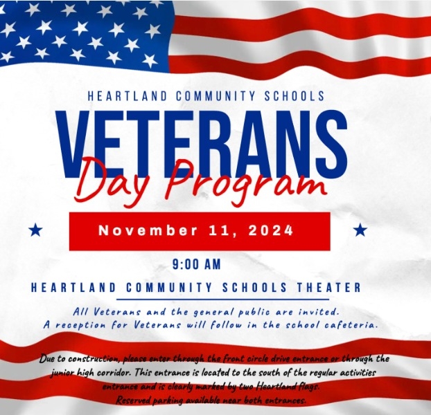 Heartland Community Schools - Veteran Day Program 2024